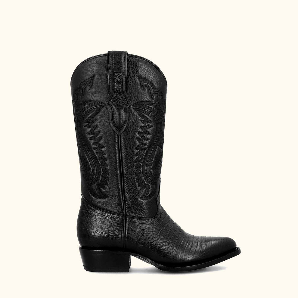 Botas Negras Vaqueras Hombre - Botas Jaca